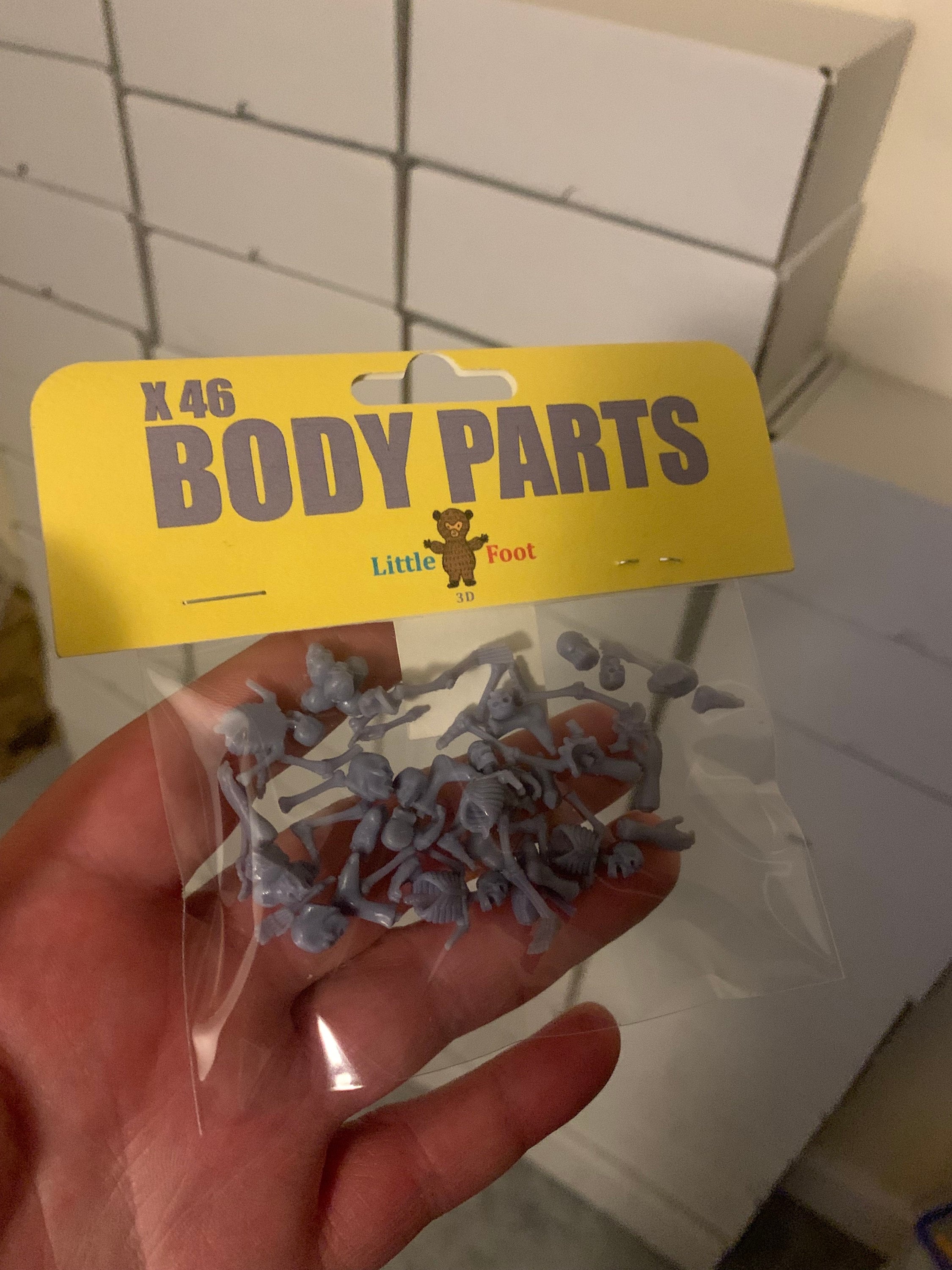 Body Parts | DND Dungeons and Dragons RPG 28/32 | Wargame Basing Bits ...