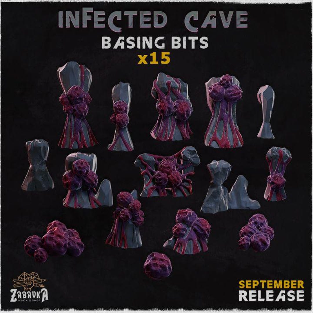 Infected Cave Terrain Scatter | DND Dungeons and Dragons TTRPG 28/32mm ...