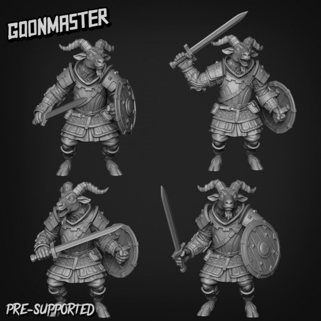 Goats Knights | DND Dungeons and Dragons TTRPG | Wargame Animal ...
