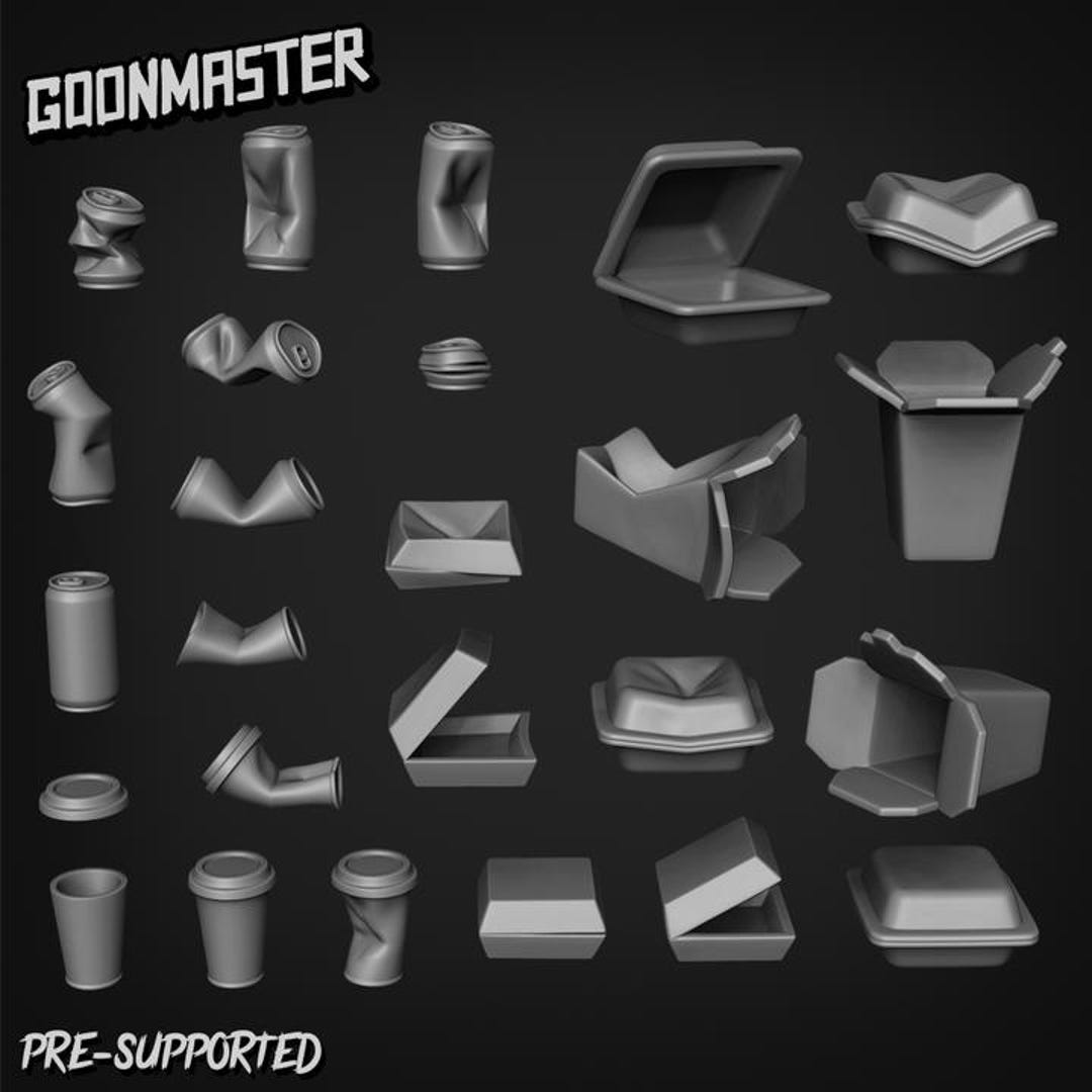 50/100 Drink Cans Food Containers | DND Dungeons and Dragons TTRPG 28/ ...