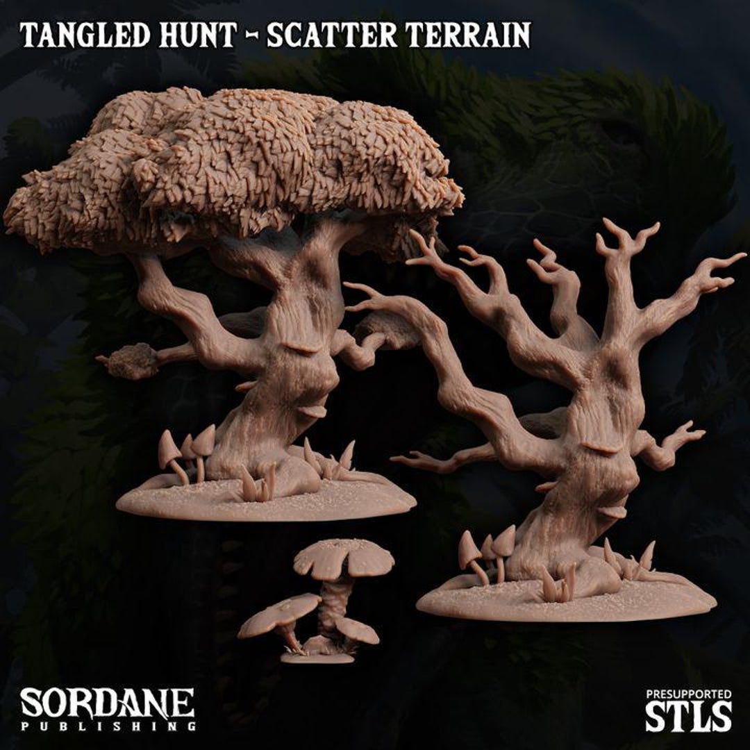 Tangled Hunt Terrain | DND Dungeons and Dragons | Fantasy Creatures ...