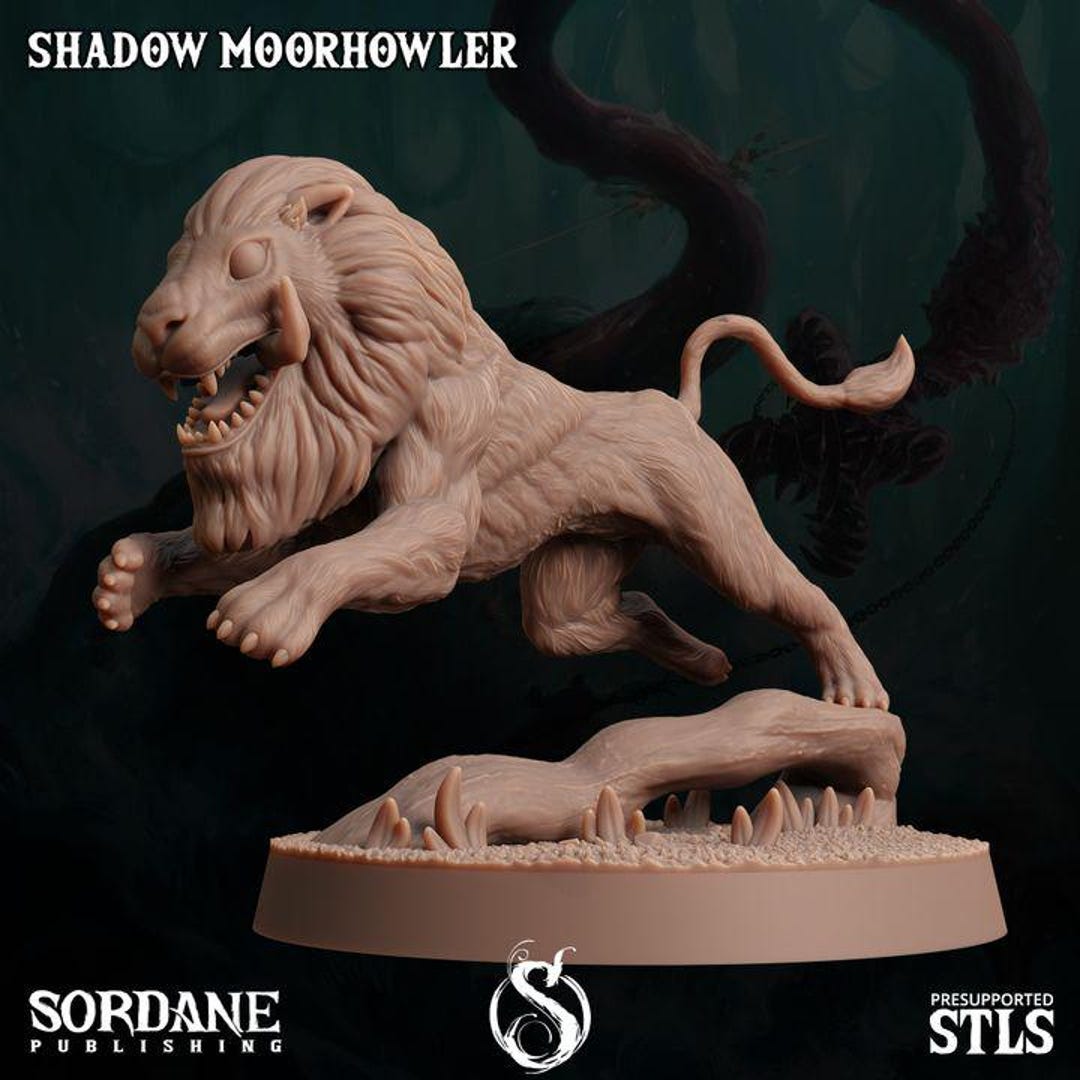 Shadow Moorhowler | Dungeons and Dragons 28mm 32mm TTRPG DND | African ...