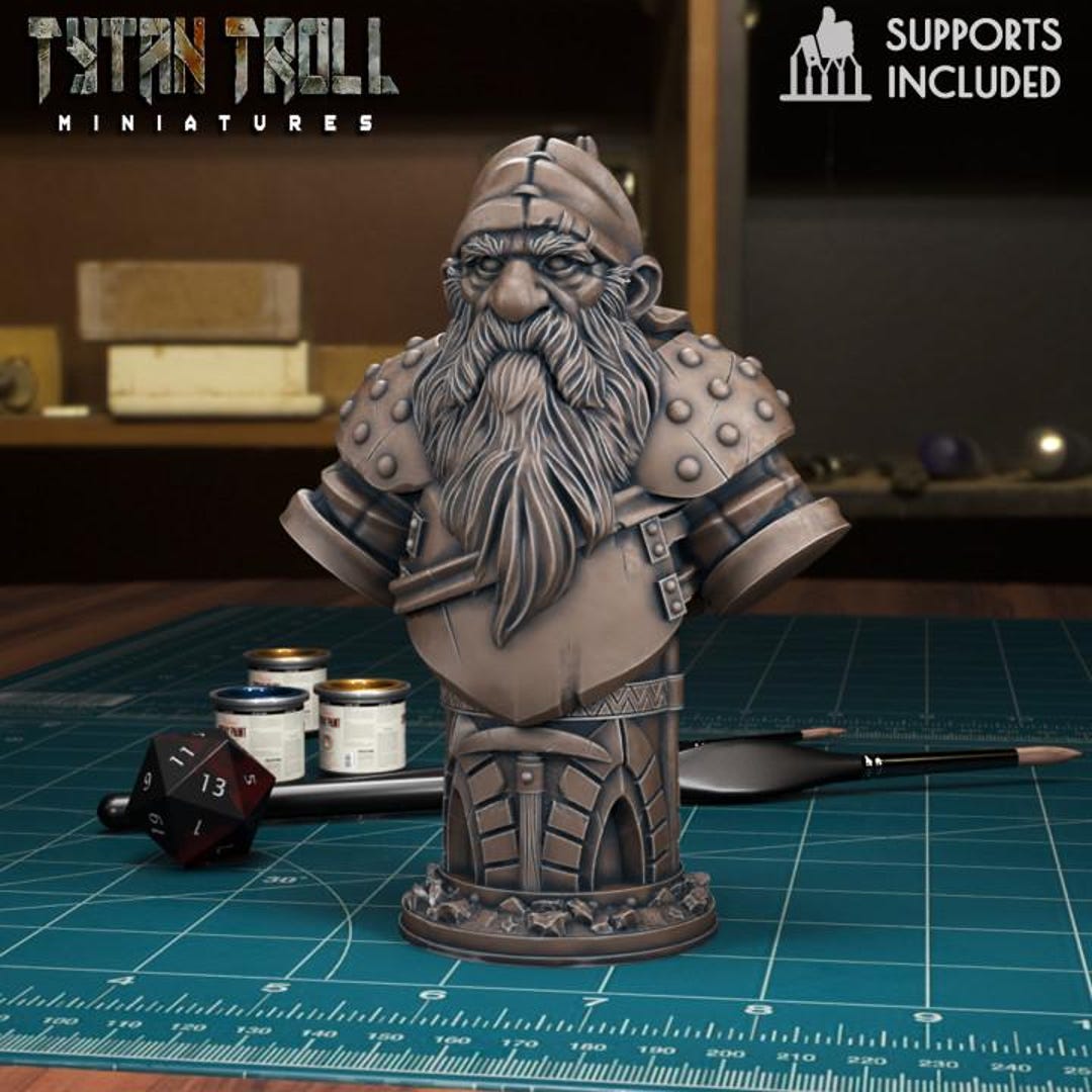 Dwarf Pawn Chess Piece | Fantasy Board Games | DND Dungeons and Dragons ...