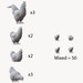 60pc Chicken Miniature Scatter Terrain Dnd Dungeons and Dragons 28mm ...