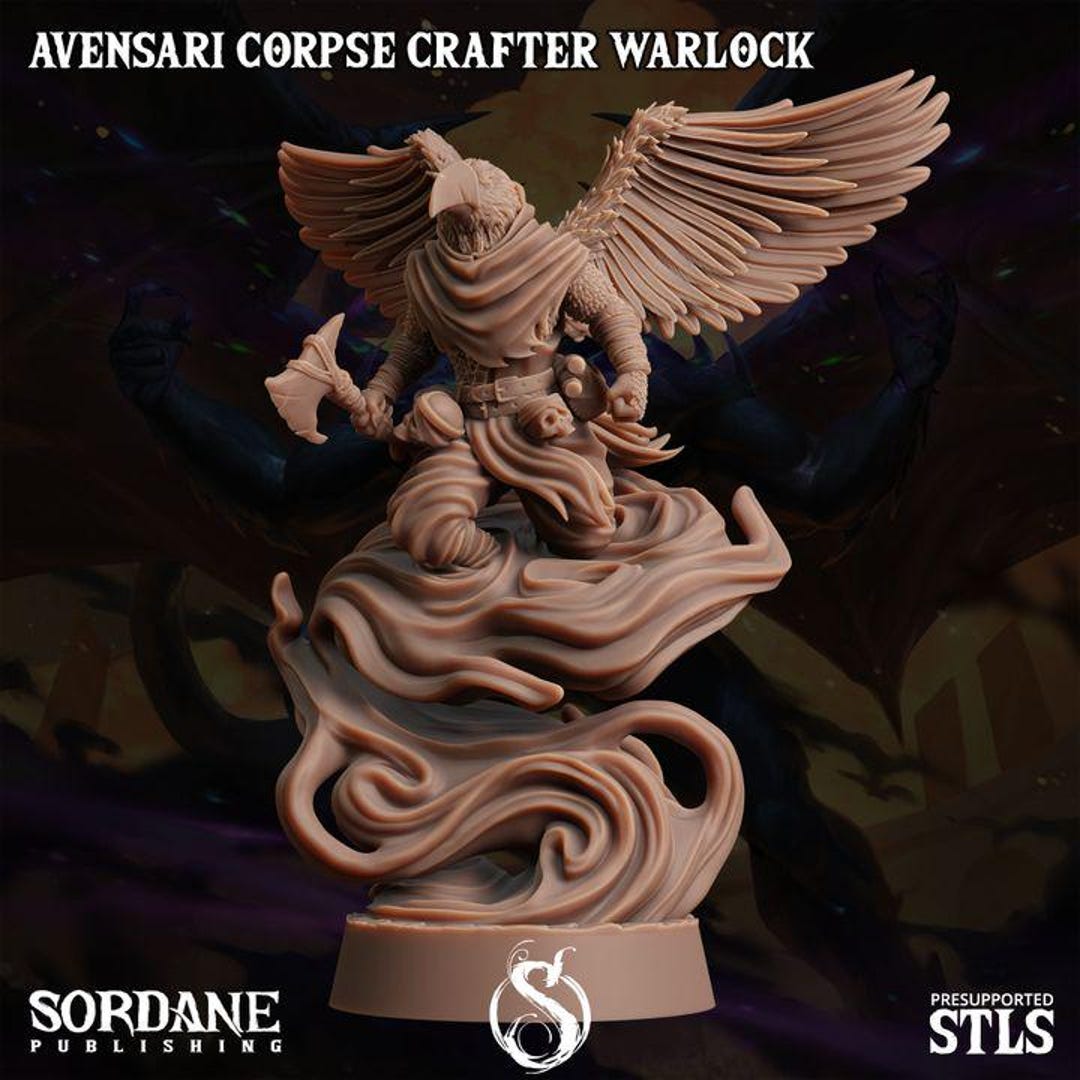 Avensari Corpse Crafter Warlock | DND Dungeons and Dragons TTRPG 28/32 ...