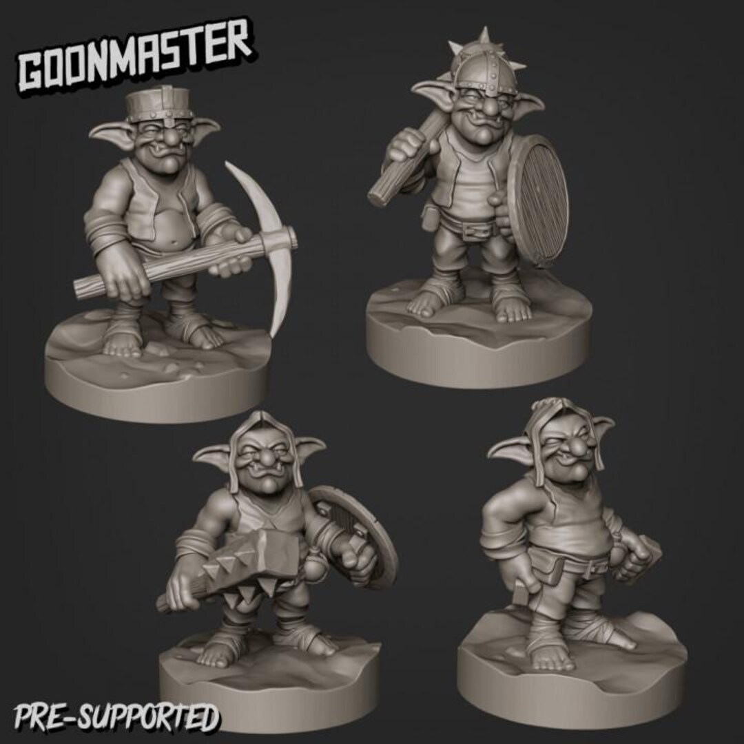 Goblin Gang | DND Dungeons and Dragons RPG 28/32/38| Wargaming ...