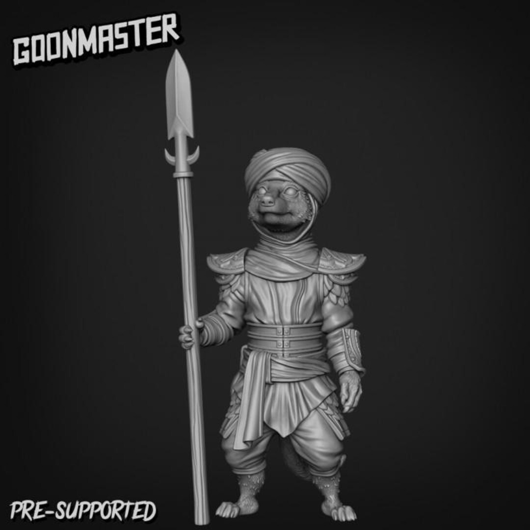 Meerkat Warrior | DND Dungeons and Dragons TTRPG 28/32/38/75 ...