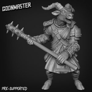 5pc Goats Guards Set/ Dnd Dungeons and Dragons Farm Figurines Warrior ...