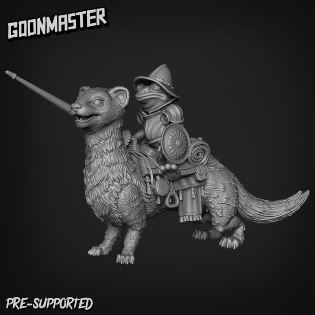 Frog Ferret Jousting Knight Rider | DND Dungeons and Dragons RPG 28/32 ...