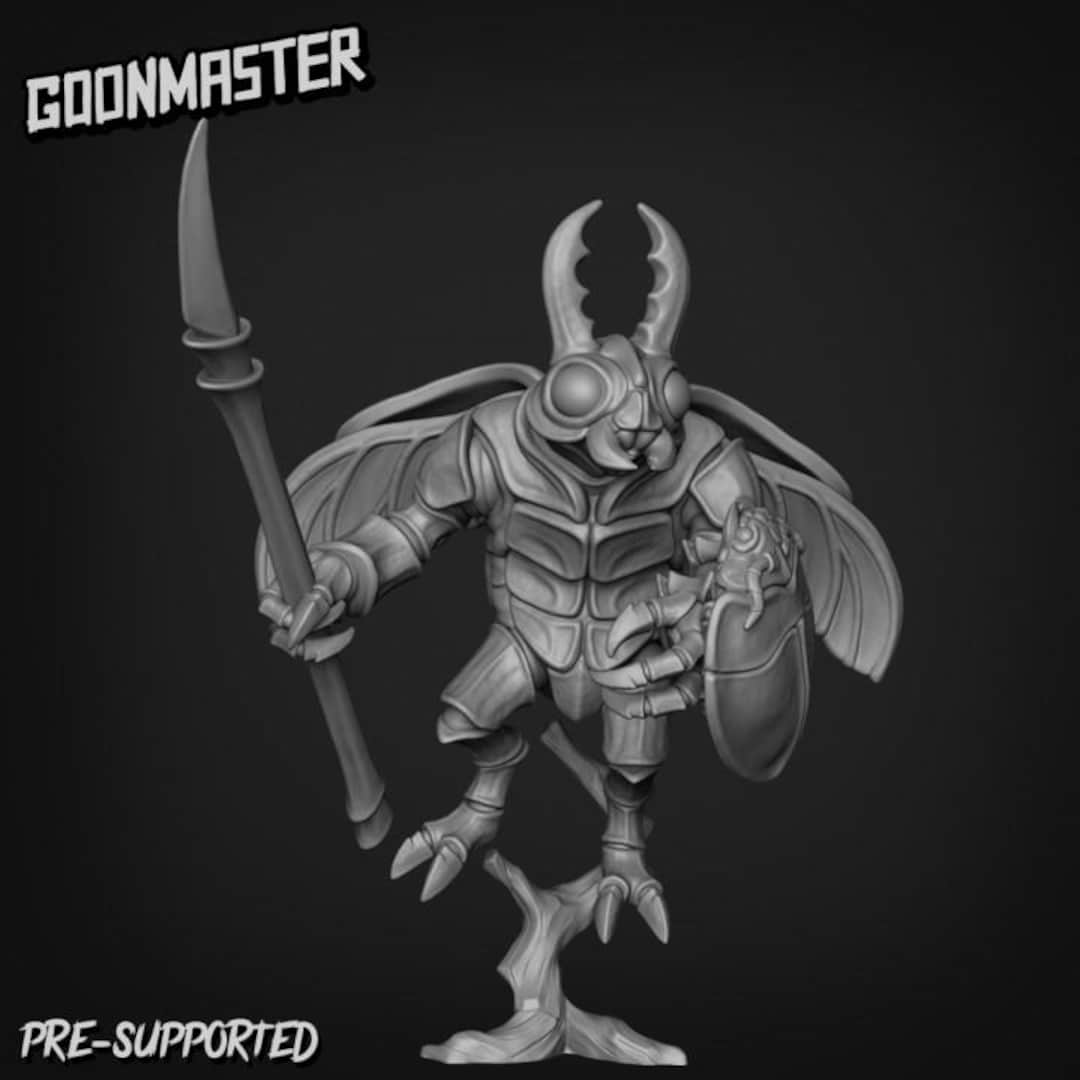 Beetle Spearman | DND Dungeons and Dragons TTRPG 28/32/38/75 ...