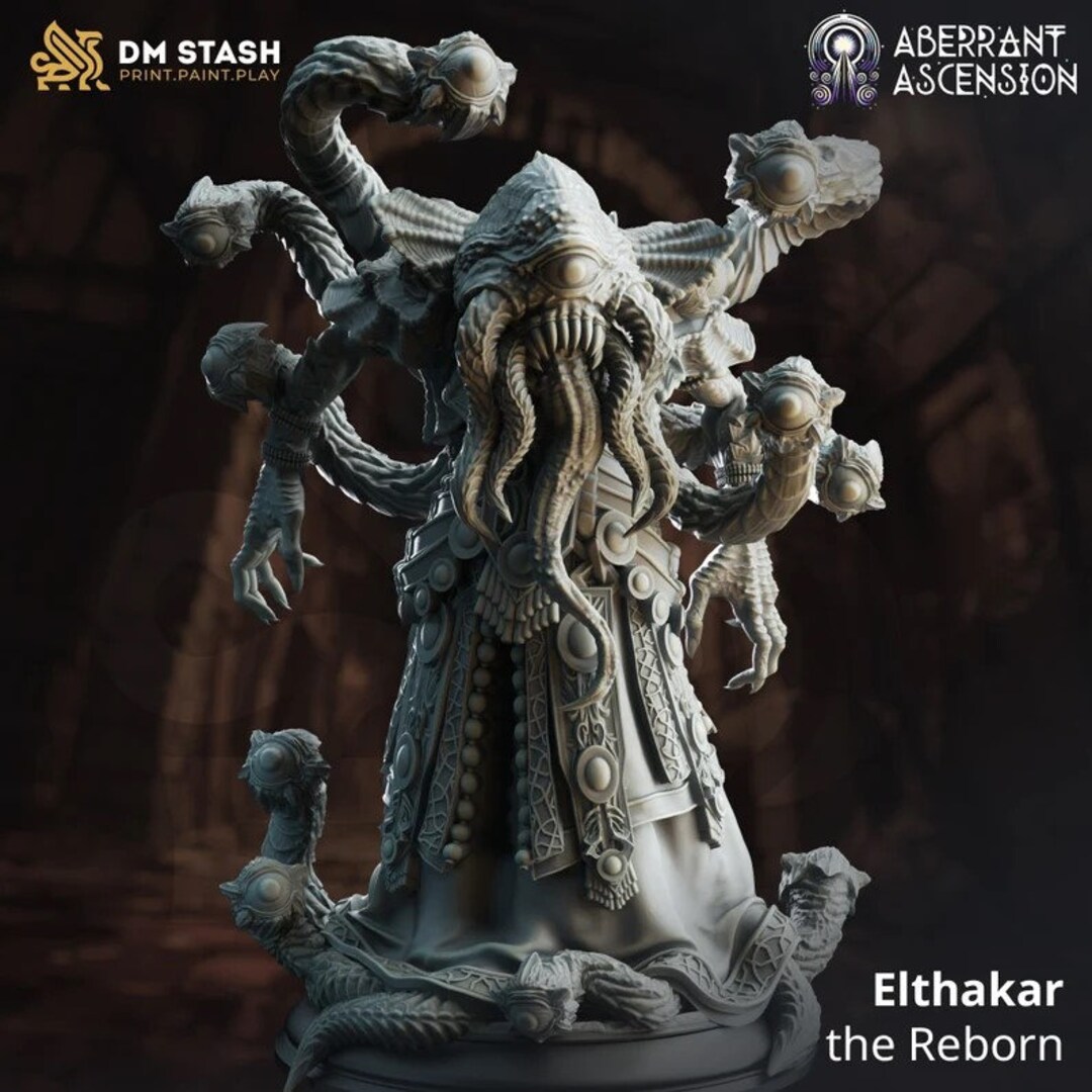Elthakar the Reborn/dnd | Dungeons and Dragons Figurine Warrior| TTRPG ...