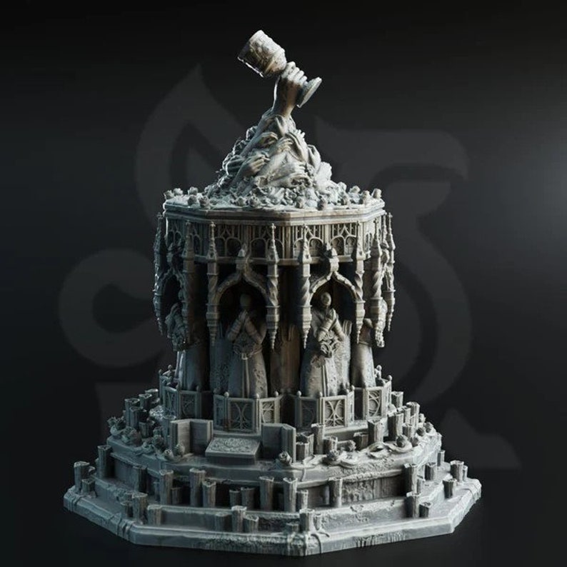 Shrine of Namneri's Chalice/dnd Dungeons and Dragons Figurine TTRPG ...