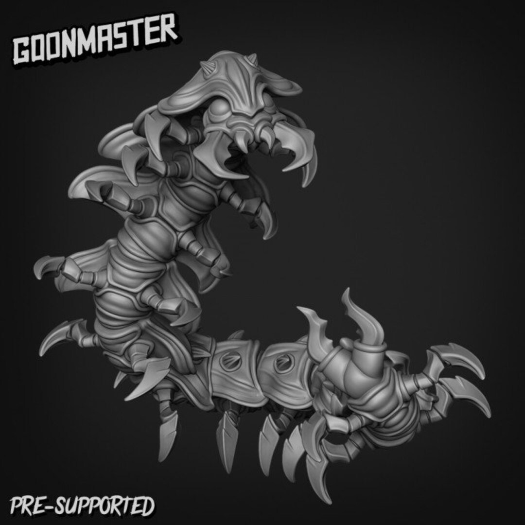 Giant Centipede/ Dnd Dungeon and Dragon Miniature 28mm/32mm Insects ...