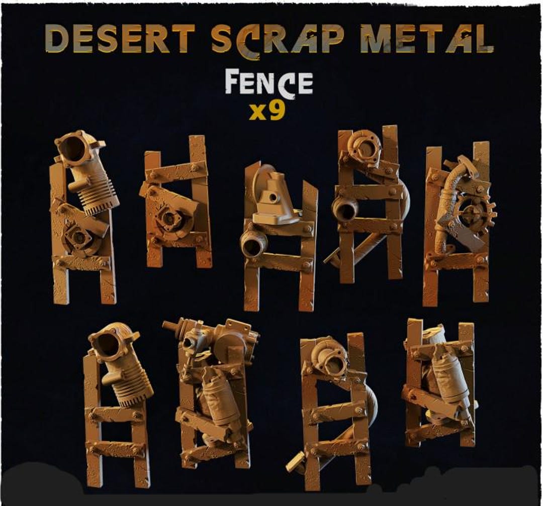 Scrap Mettle Fence Fortifications | DND Dungeons and Dragons TTRPG 28/ ...