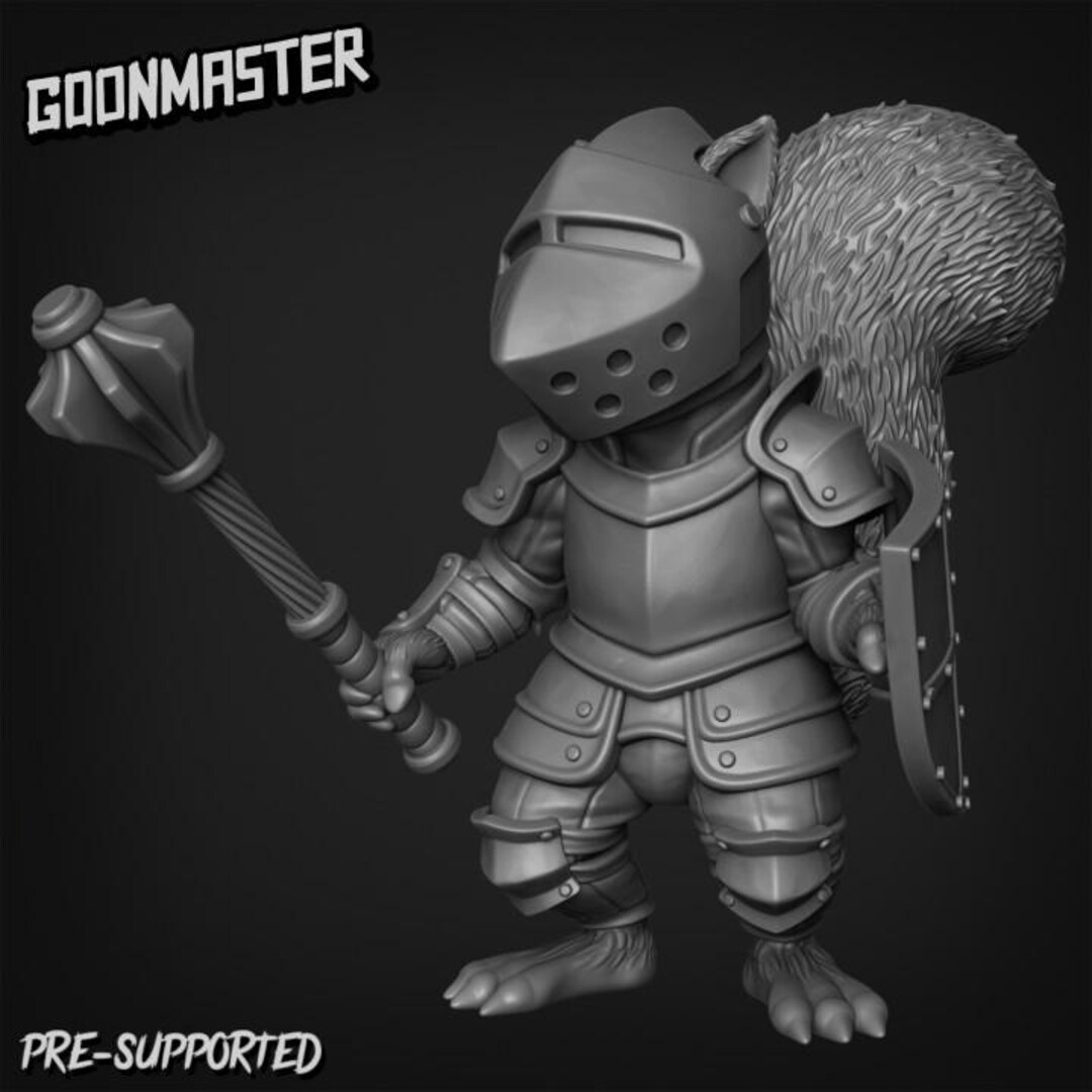 Squirrel Knight | DND Dungeons and Dragons TTRPG | Fantasy Wargame ...