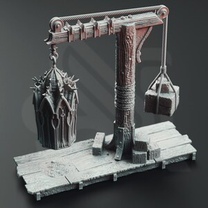 Plagued Streets of Canos Gibbet Cage/dnd Dungeons and Dragons Npcs Cage ...