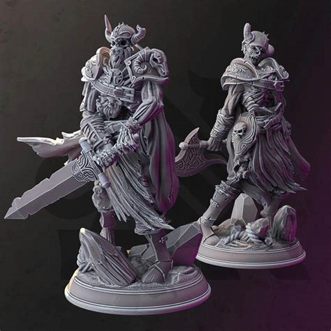 Draugr Arisen Warrior / DND TTRPG Dungeons and Dragons TTRPG Wargaming ...