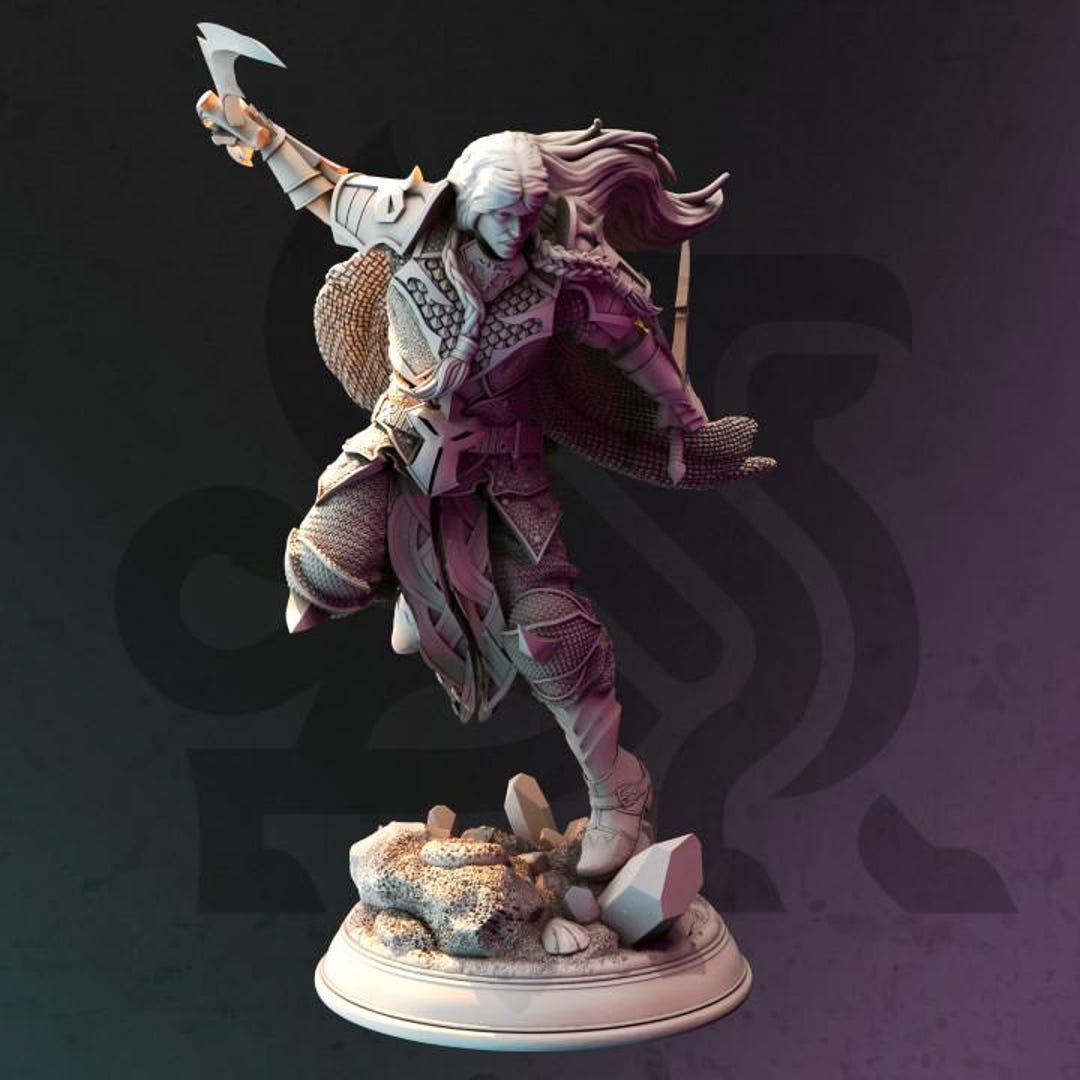 Drow Underdark Elf Ranger - Xandir |DND TTRPG Dungeons and Dragons 28mm ...
