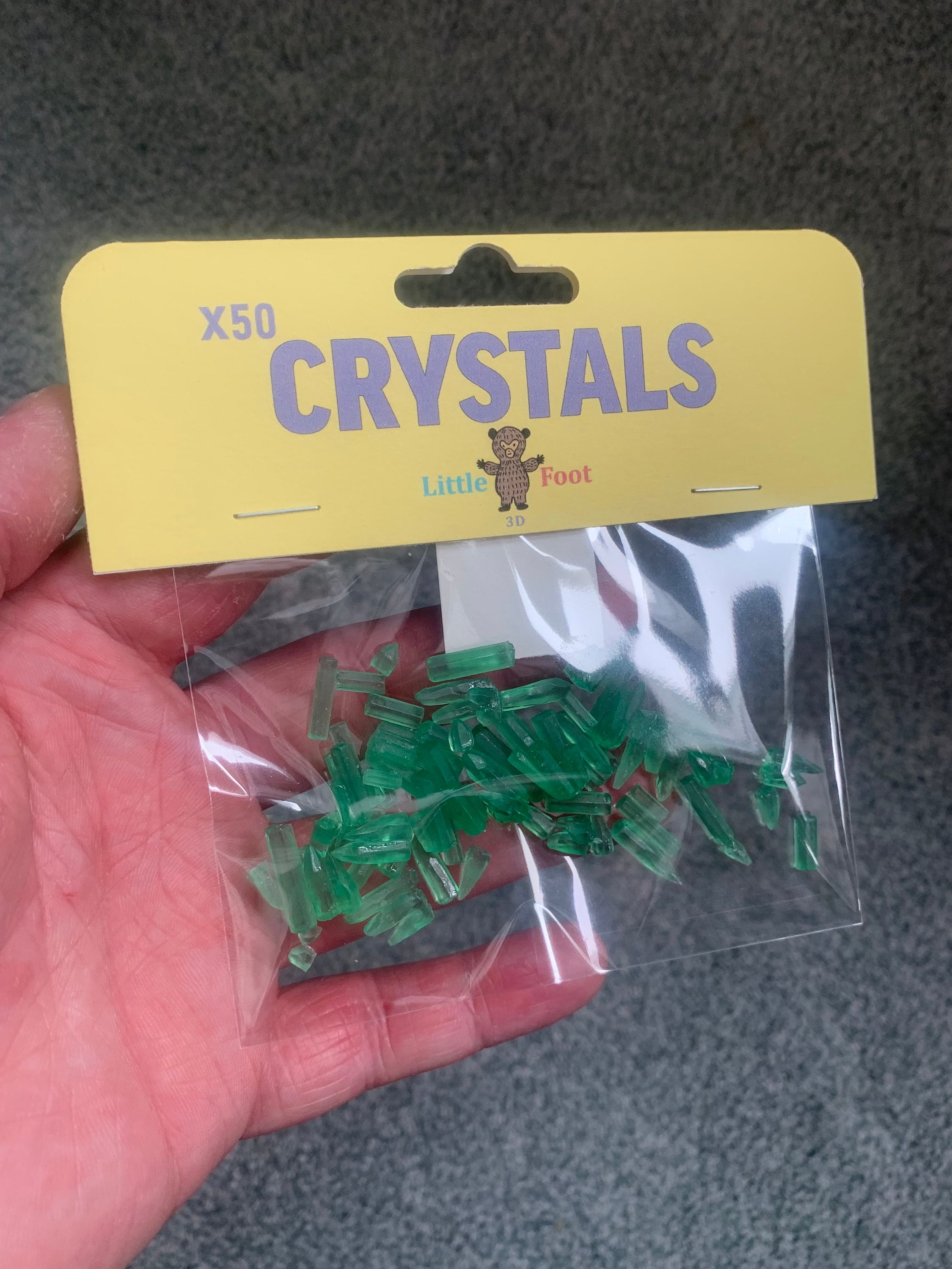 100pc/50pc Crystal Scatter Terrain Dnd Dungeons and Dragons 28mm/32mm ...