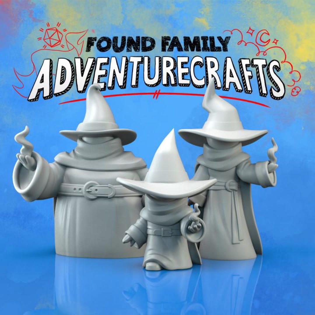 Wizards Set | DND Dungeons and Dragons TTRPG 28mm/32mm/38mm | Fun ...