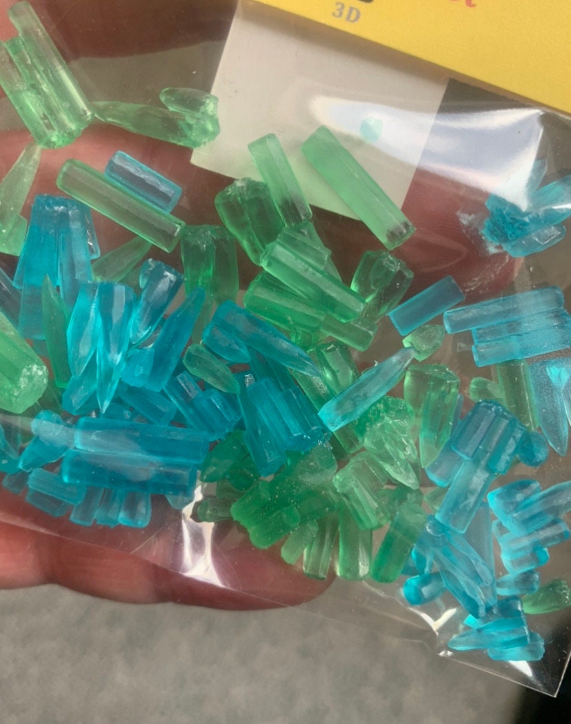 100pc/50pc Crystal Scatter Terrain Dnd Dungeons and Dragons 28mm/32mm ...