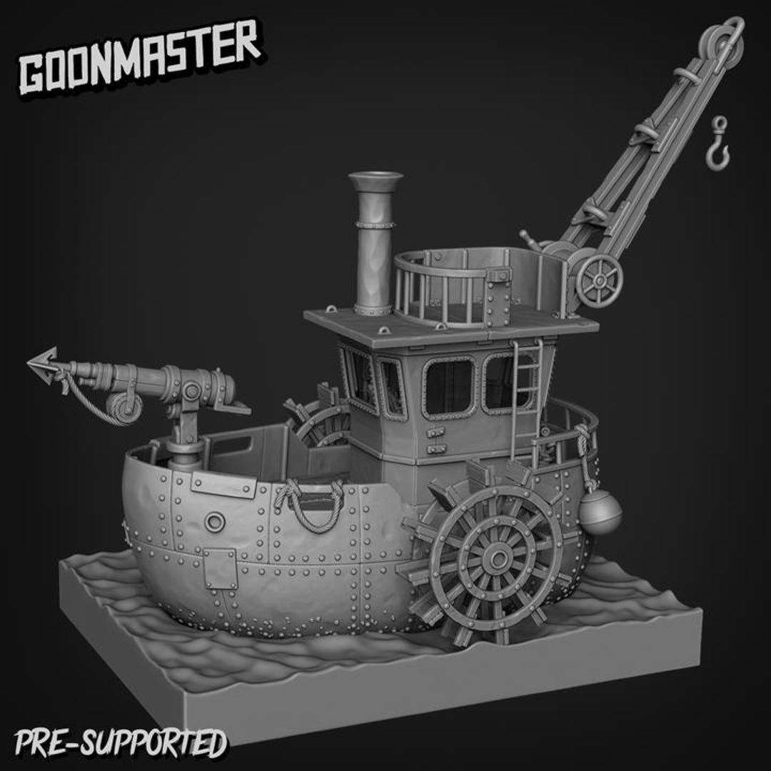 Steampunk Air/sea Ship | DND Dungeons and Dragons 28/32 RPG | Fantasy ...