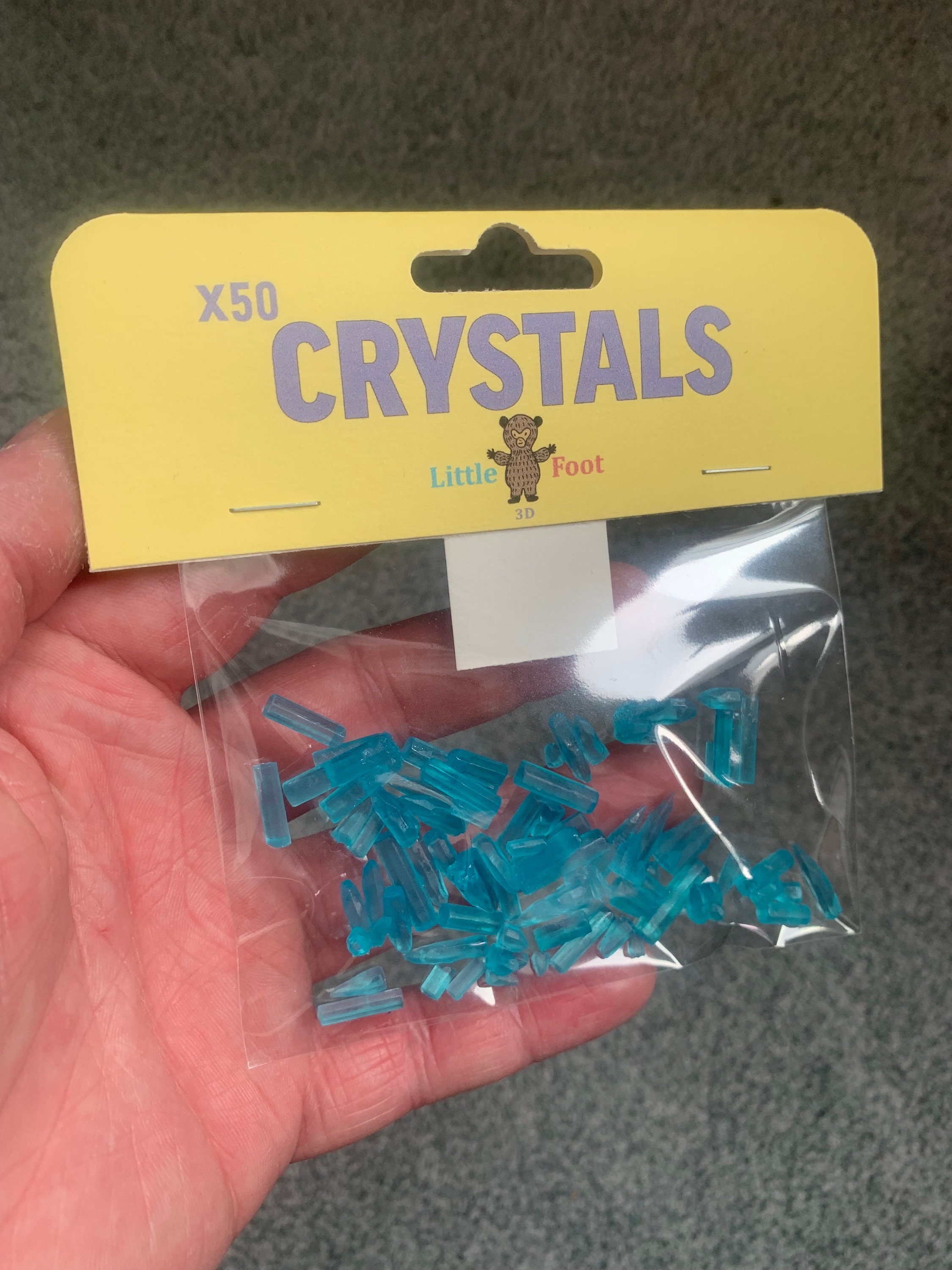 100pc/50pc Crystal Scatter Terrain Dnd Dungeons and Dragons 28mm/32mm ...