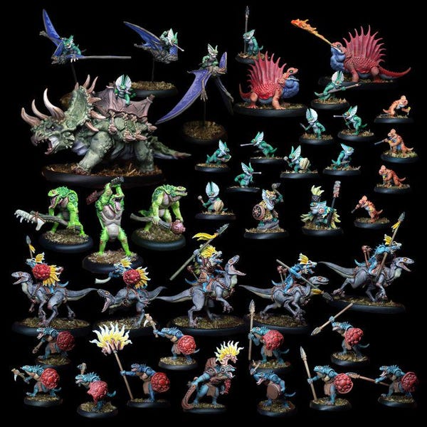 Dnd Saurian Minis - Etsy UK