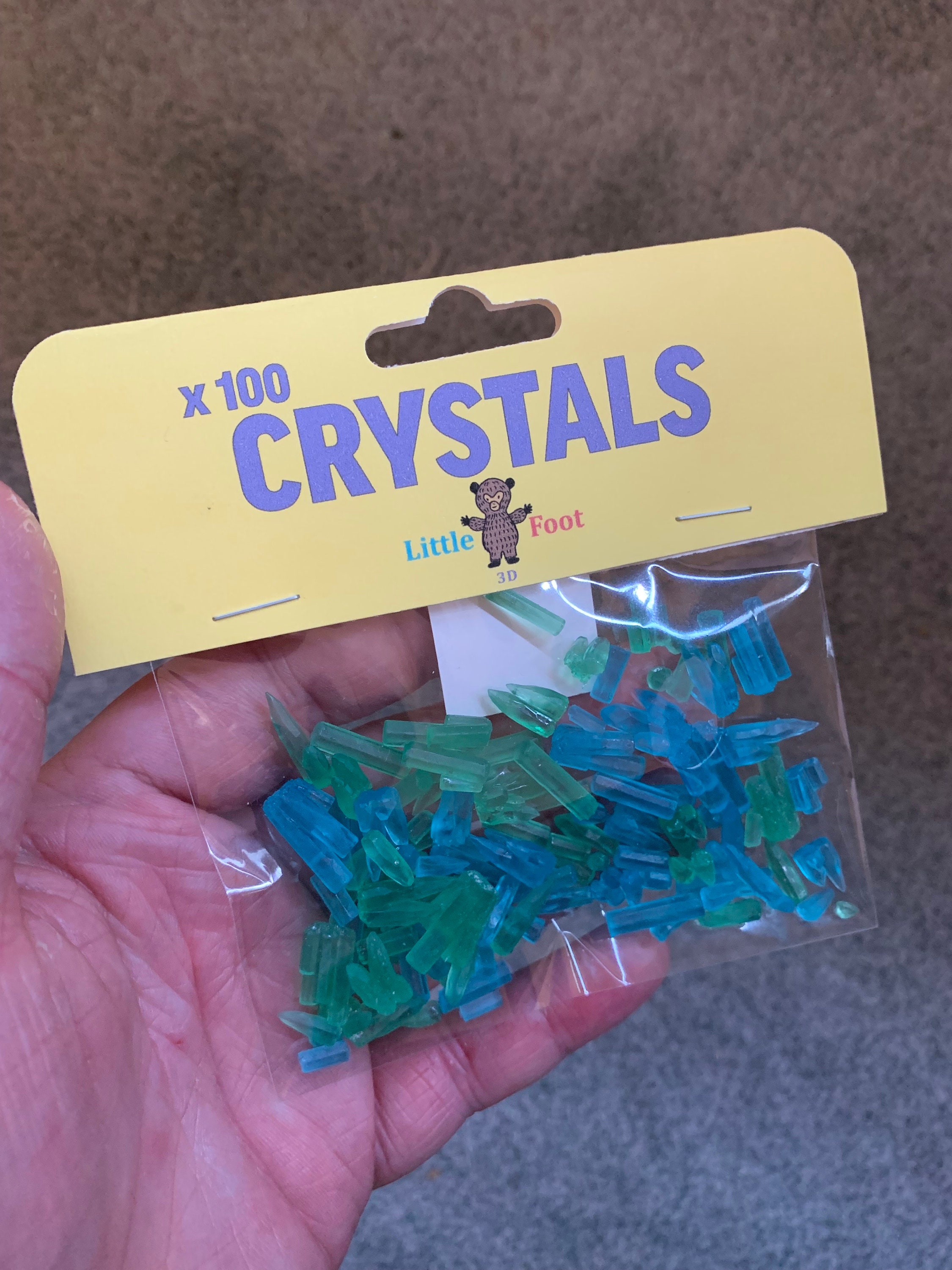 100pc/50pc Crystal Scatter Terrain Dnd Dungeons and Dragons 28mm/32mm ...