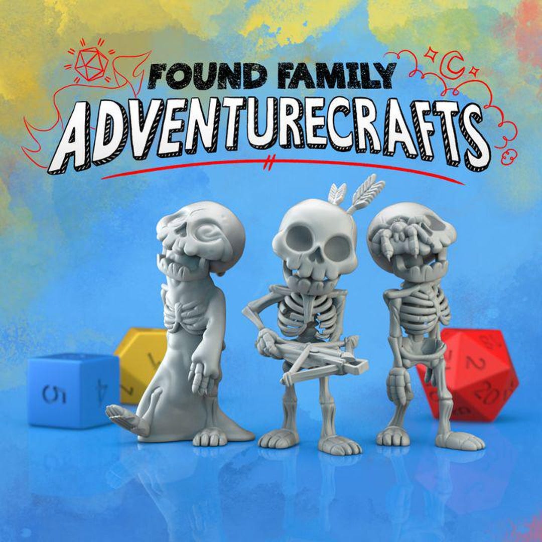 Skeletons Set | DND Dungeons and Dragons TTRPG 28mm/32mm/38 | Undead ...