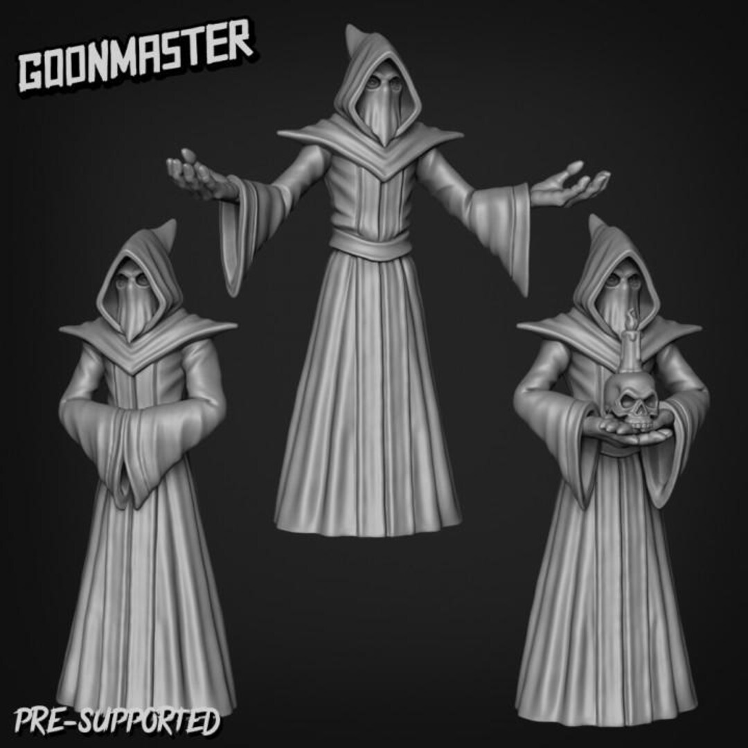 Robed Cultist Set | DND Dungeons and Dragons RPG 28/32 | Wargaming ...