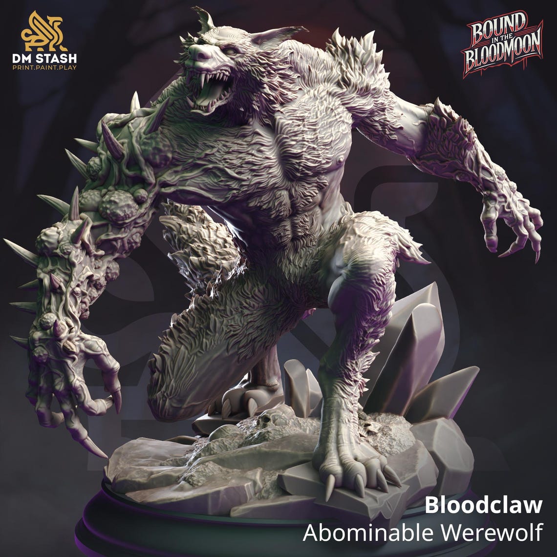 Bloodclaw Abominable Werewolf | DND Dungeons and Dragons TTRPG Npcs ...