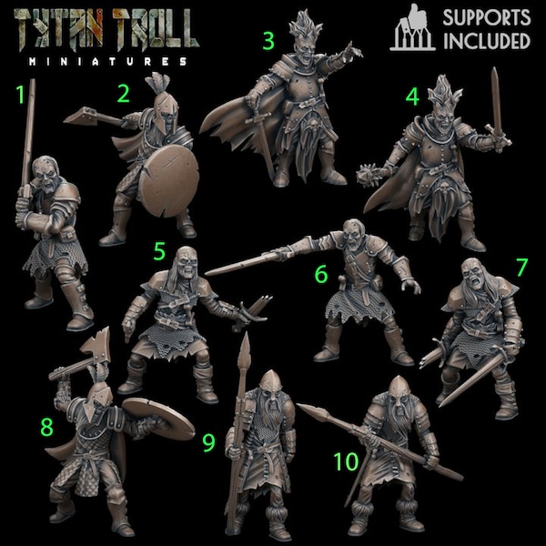 Dnd Skeleton Soldiers - Etsy UK