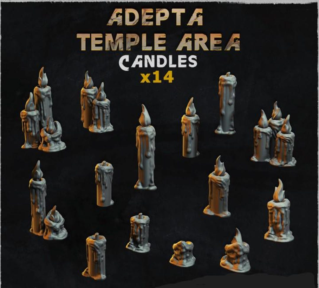 14pc Wax Candles | Dnd Dungeons and Dragons TTRPG 28/32 | Wargaming ...