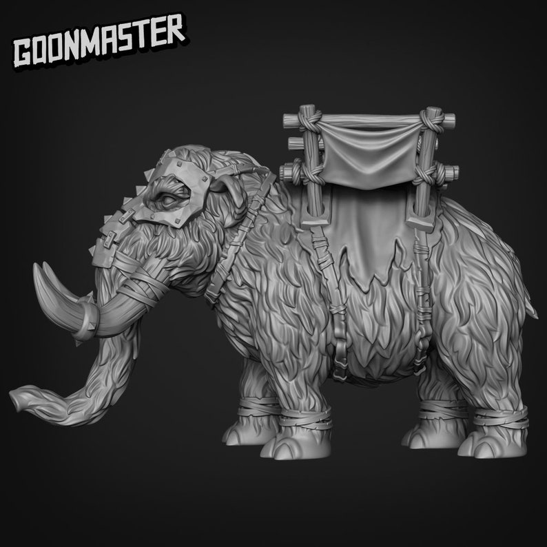 War Mammoth/dnd Dungeons and Dragons Animals Elephant Figurines Beast ...