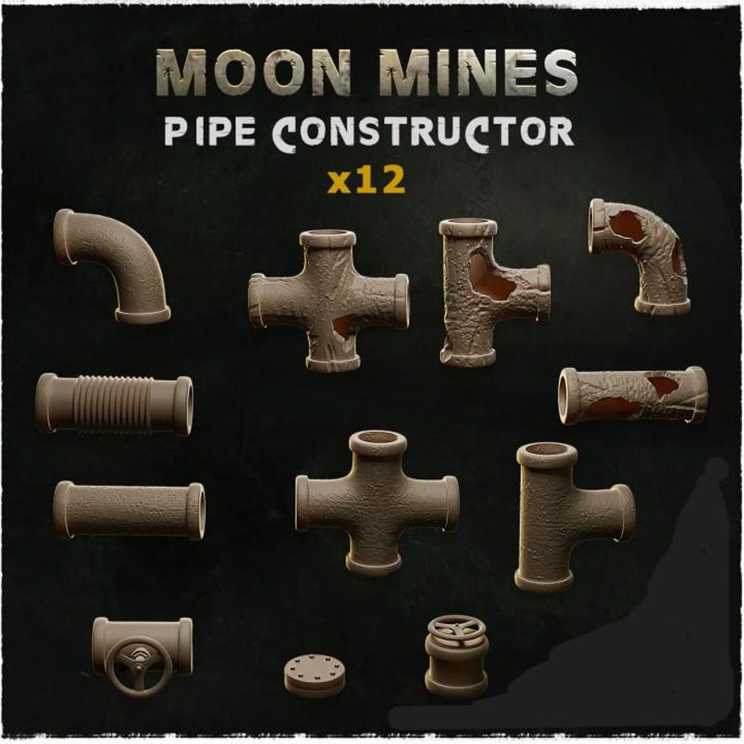 12/20pc Pipe Constructor | Dnd Dungeons and Dragons TTRPG 28/32 ...