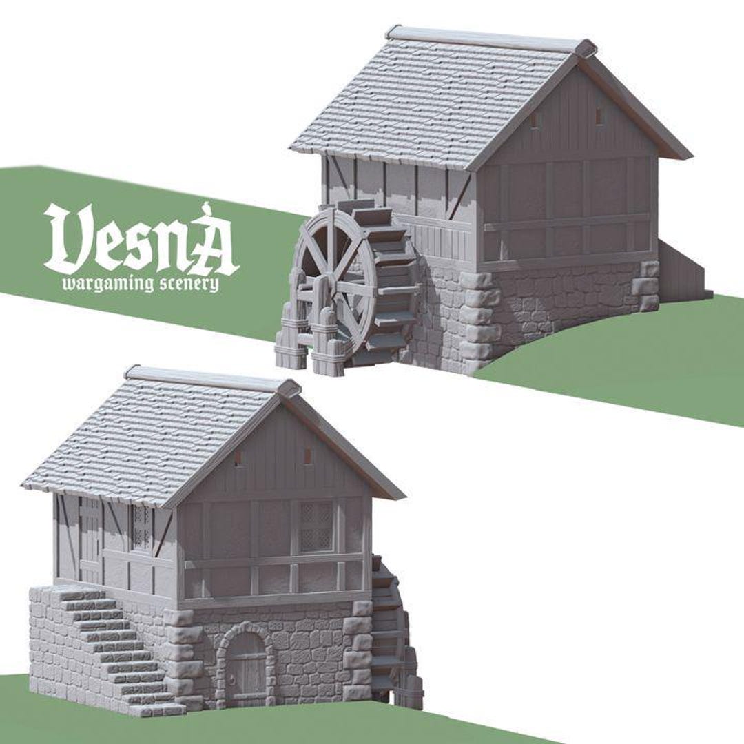 Medieval Watermill | DND Dungeons and Dragons TTRPG | Adventure Fantasy ...