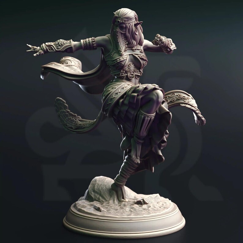 Cahira Elven Sun Dancer | DND TTRPG Dungeons and Dragons TTRPG 28/32/38 ...