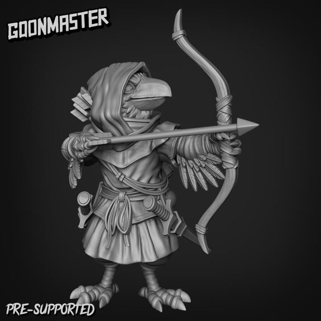 Crow Bow & Arrow | DND Dungeons and Dragons TTRPG 28 32| Fantasy ...