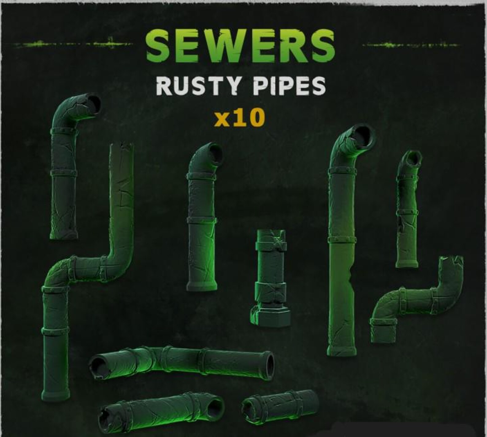 Rusty Iron Pipes / Sewers-scenery | DND Dungeons and Dragons TTRPG ...