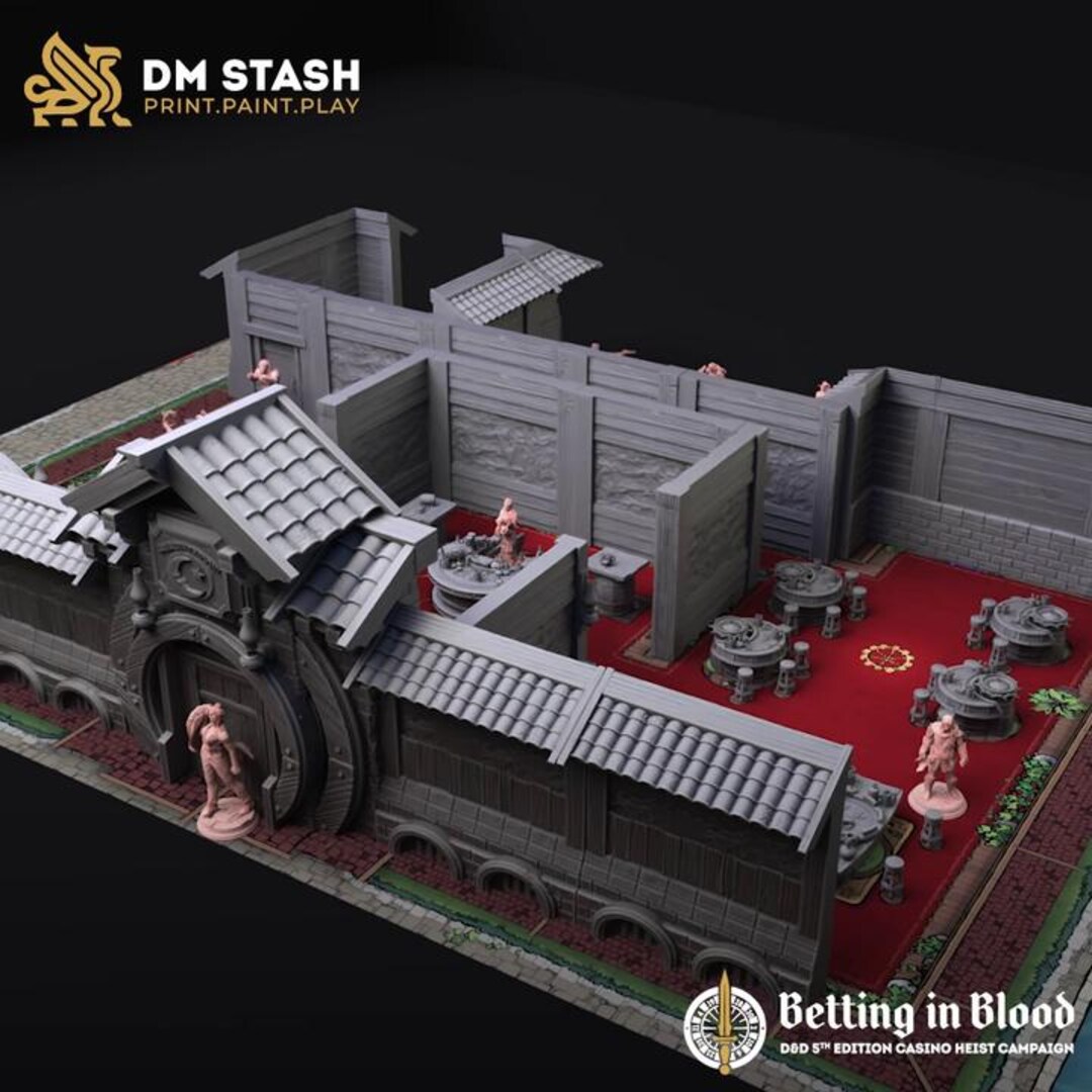 Modular Terrain Set |the Crescent Moon Casino | DND Dungeons and ...