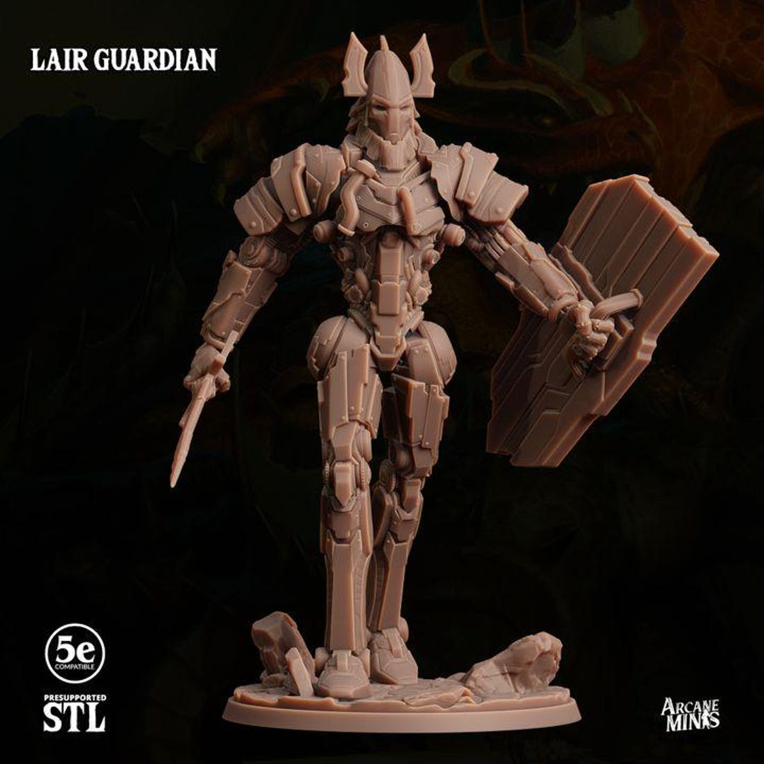 Lair Guardian | DND Dungeons and Dragons RPG 28/32mm | Robot Machinery ...