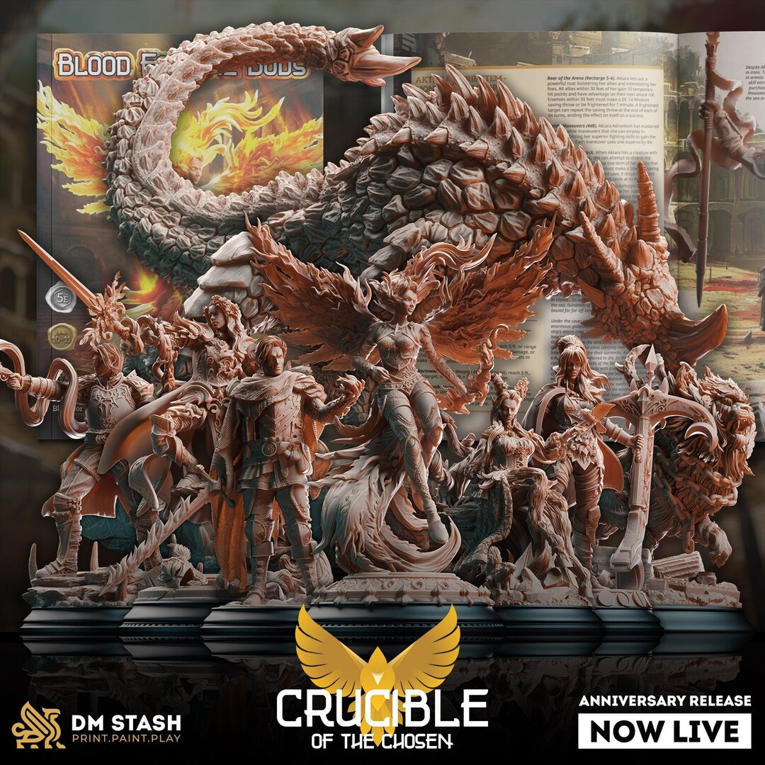 21pc Crucible of the Chosen | Dnd Dungeons and Dragons Npcs RPG Fantasy ...