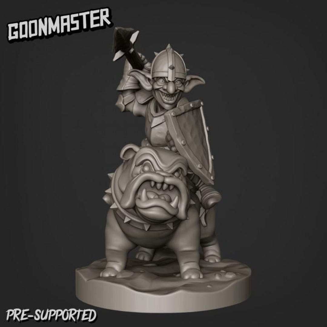 Goblin Dog Riders | Dnd Dungeons and Dragons RPG 28/32 | Wargaming Orcs ...