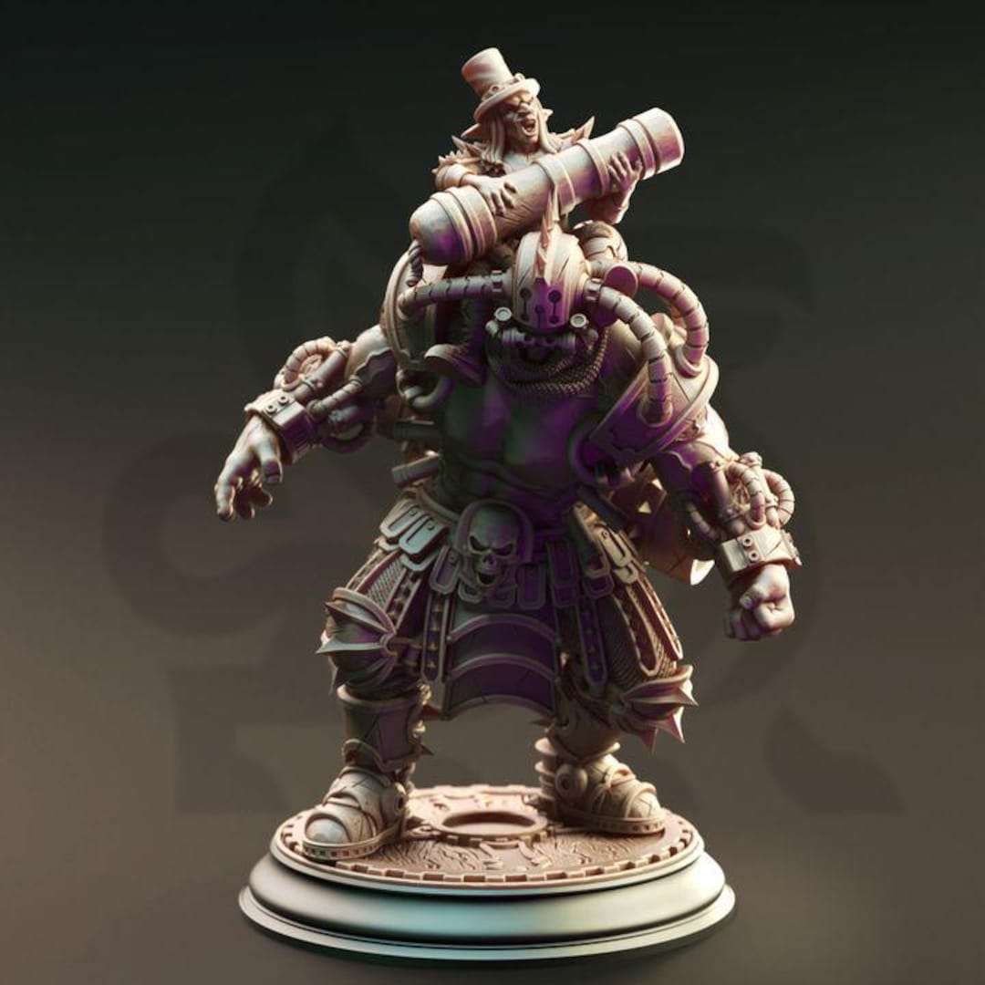 Muscles & Brains Orc Monster/goblin | DND RPG 28/32 | Fantasy Cyberpunk ...