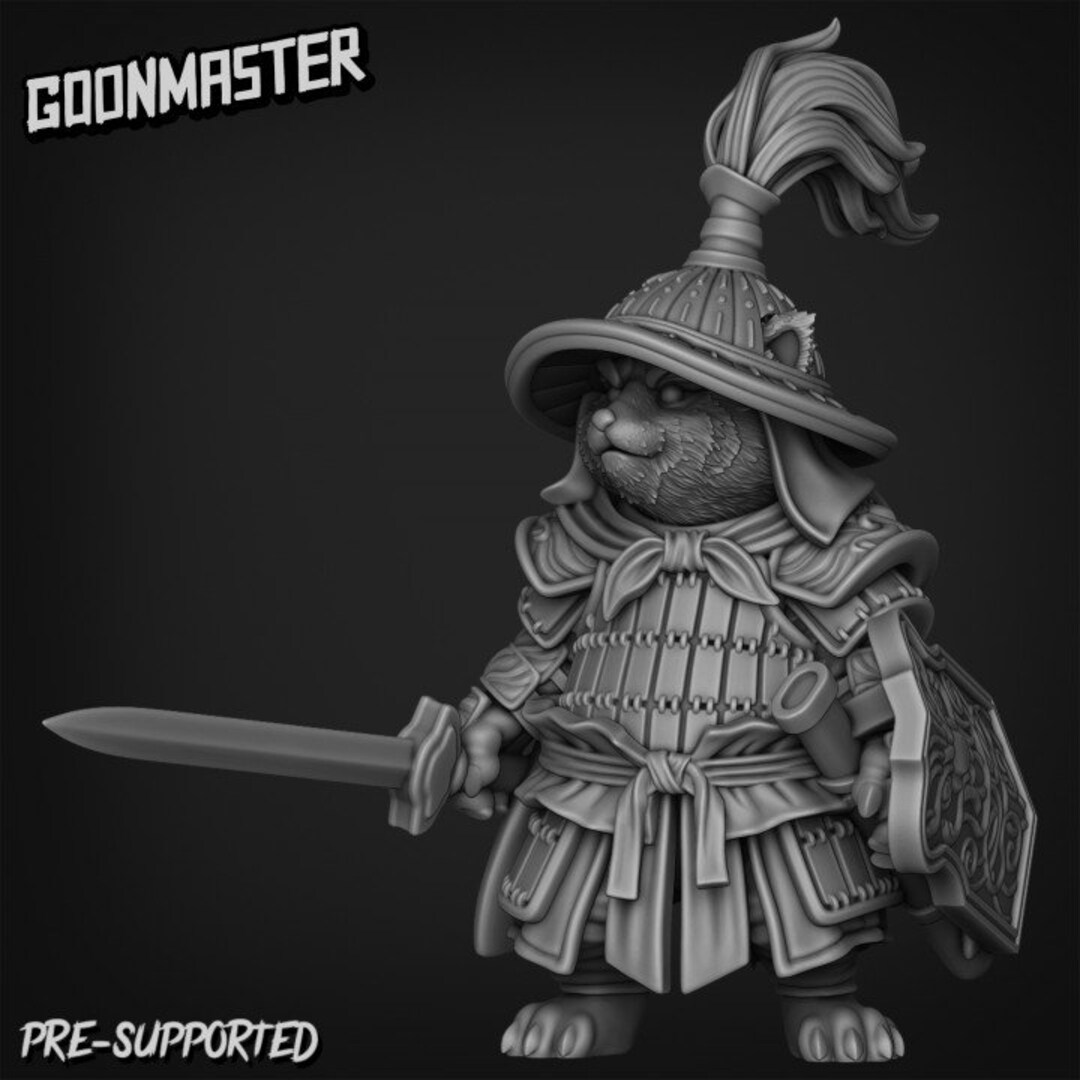 Red Panda Swordsman/ Dnd Dungeons and Dragons Tabletop Wargaming ...