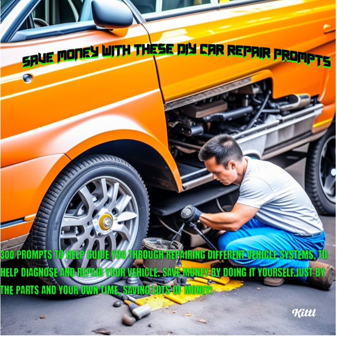 300 DIY Car Repair Prompts - Etsy