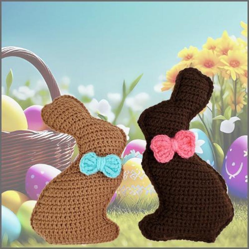 Chocolate Bunnies - Etsy