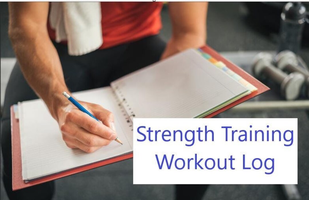 Strength Training Workout Log - Etsy