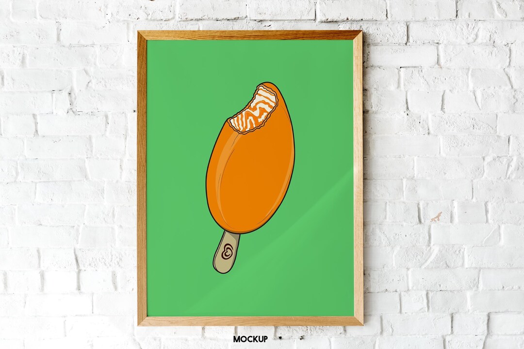 Retro Ice Cream Lolly Print: Fun Kitchen Wall Art (200 Gsm) - Etsy